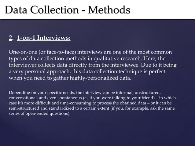 Data Collection Methods in Qualitative Research- Divergent Insights | PPT