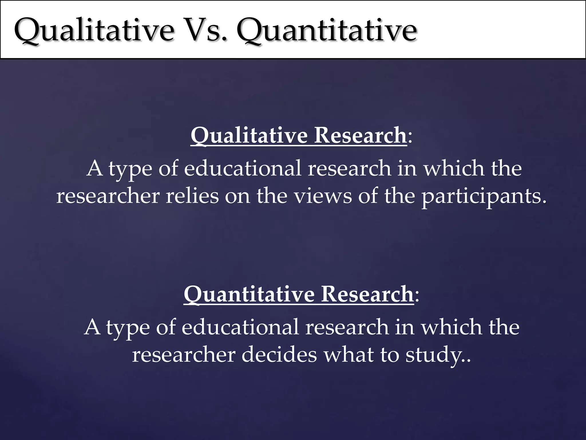 Divergent Insights- Qualitative Research VS. Quantitative Research | PPTX
