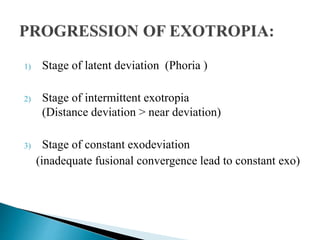 Exodeviations , Exotropia | PPTX
