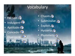 Divergent vocabulary Nugent | PPT