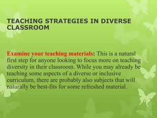 diverse classroom | PPTX