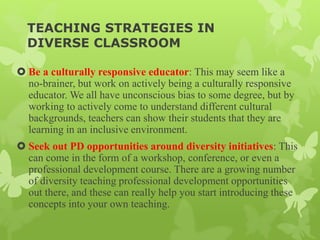 diverse classroom | PPTX | Educational Assessment | Education
