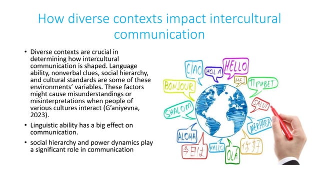 Diverse Contexts And Intercultural Communicationpptx