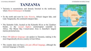 CULTURAL DIVERSITY (5 Most Diversed countries) | PPT