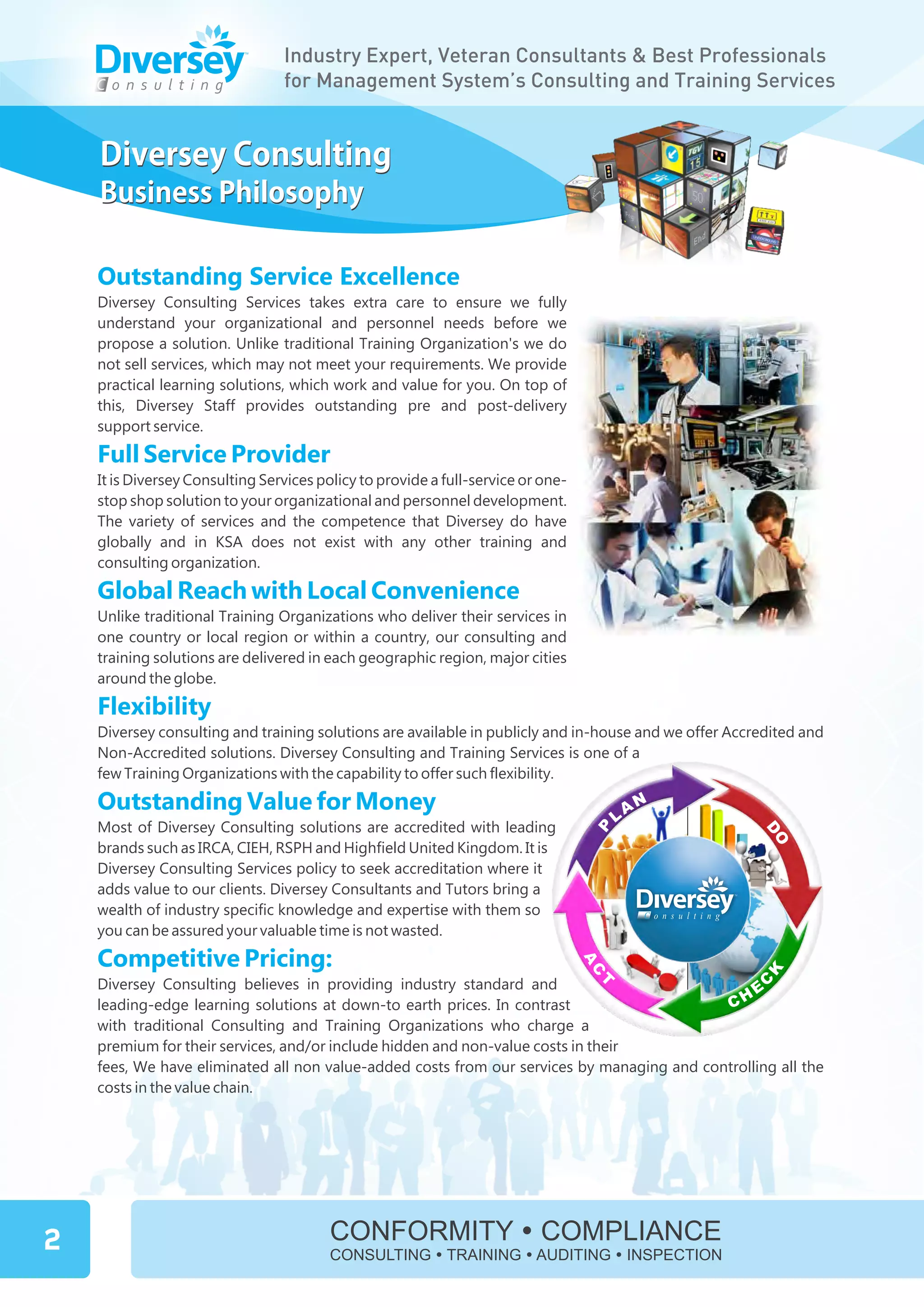 Diversey consulting product guide | PDF
