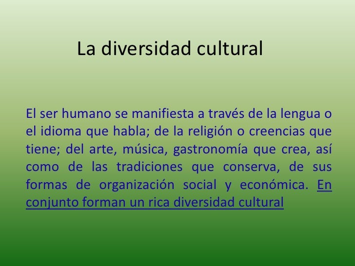 Diversidad Significado