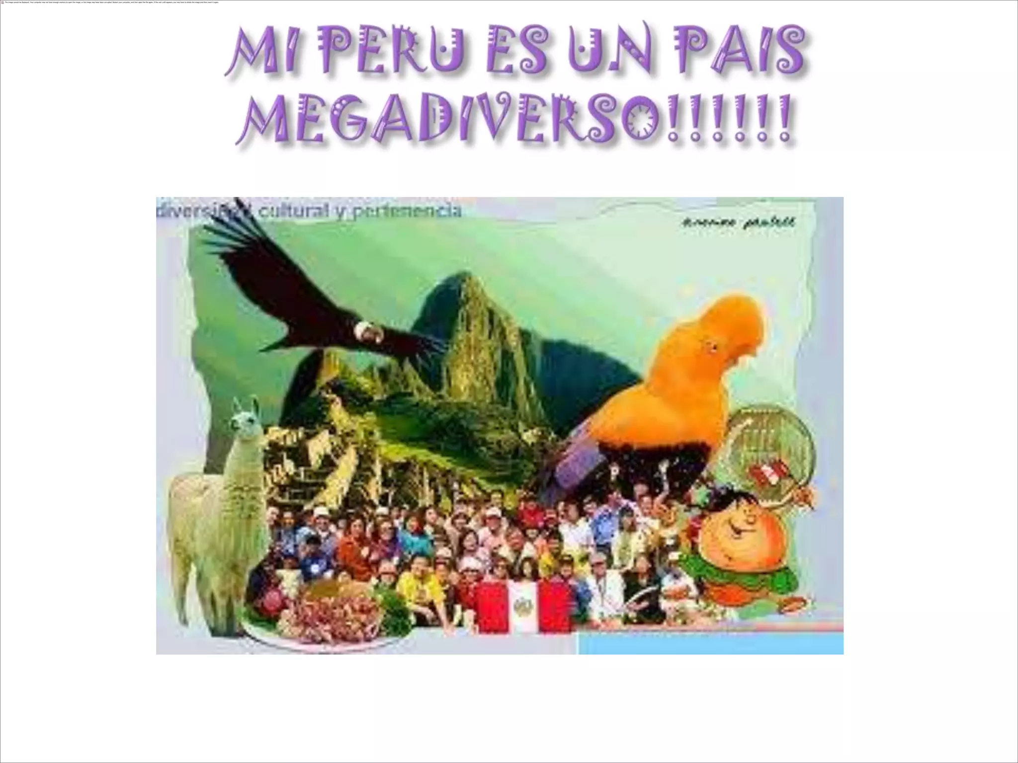 Diversidad cultural en el peru | PPTX