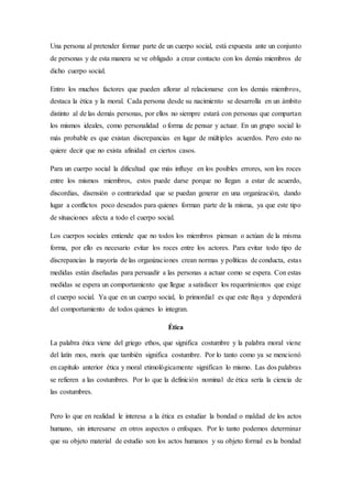 Diversidad etica | DOCX