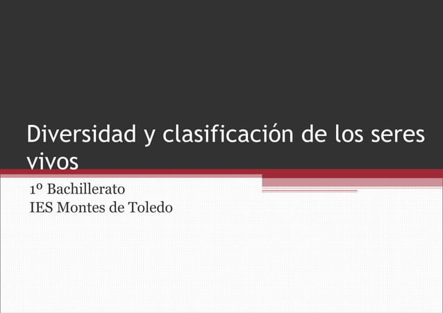 Diversidad Y ClasificacióN De Los Seres Vivos | PPT