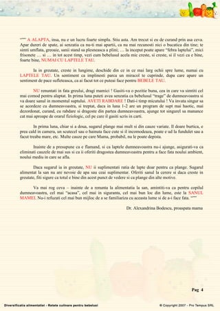 Diversificarea alimentatiei | PDF