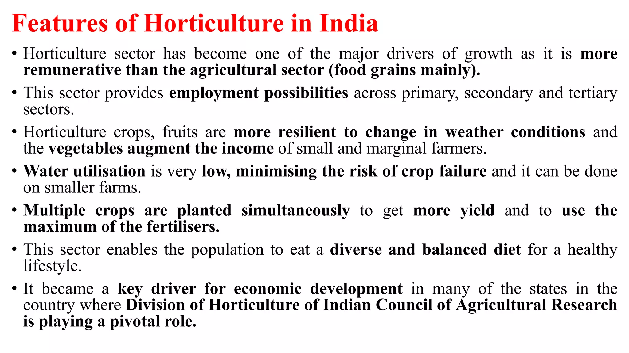 Diversification of agriculture production | PPTX