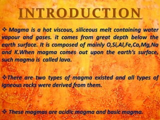 Diversification of magma | PPTX