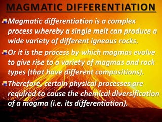 Diversification of magma | PPTX