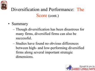 Diversification strategy | PPTX