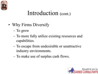 Diversification strategy | PPTX