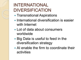 Diversification strategy in 21st Centurhy | PPTX