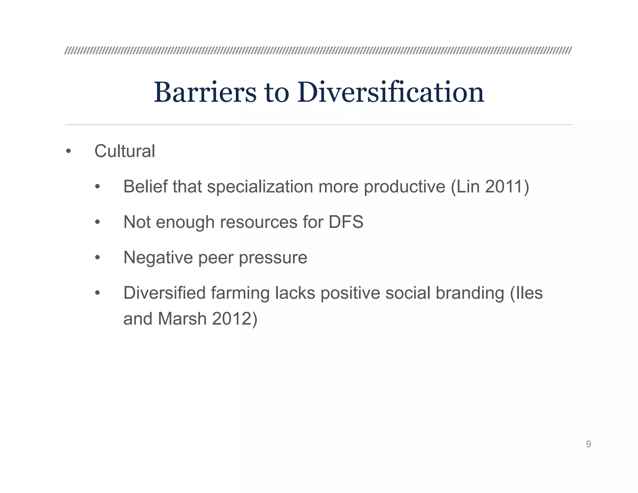 Diversified farming systems bryant | PDF