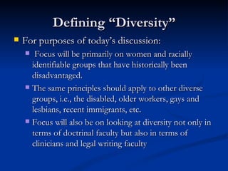 Diversifying Law Faculties | PPT | Debated Sensitive Social Issues ...