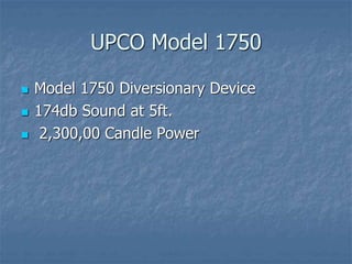 Diversionary Devices FROM ntoa.ppt