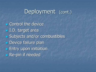Diversionary Devices FROM ntoa.ppt