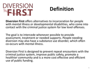 Diversion First: Progress-to-Date, and a Look to the Future: Fall 2016 ...