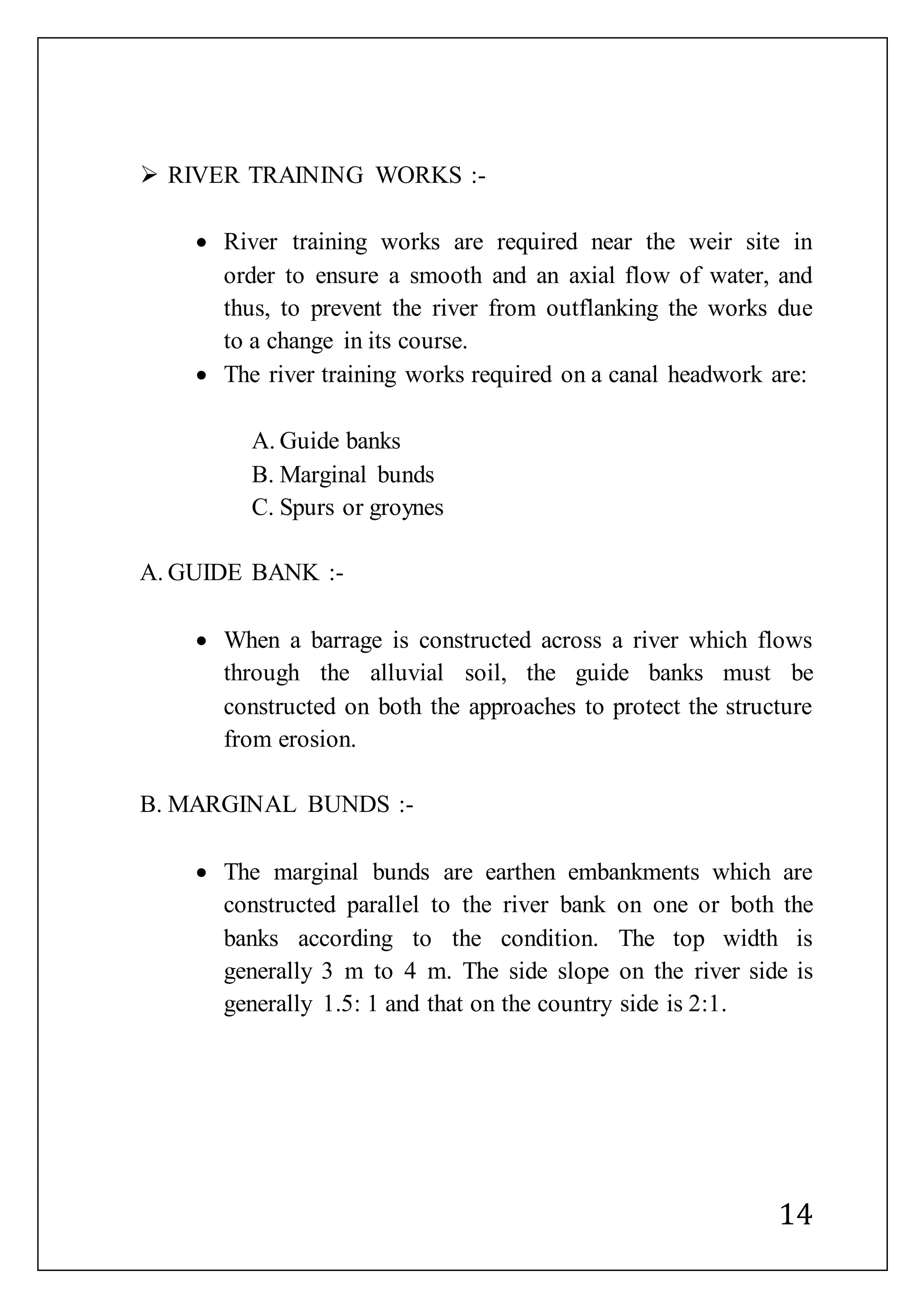 Diversion head work | DOCX