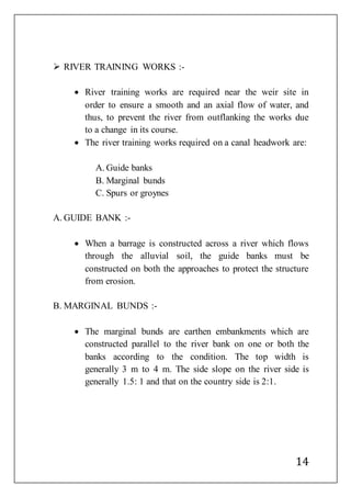 Diversion head work | DOCX