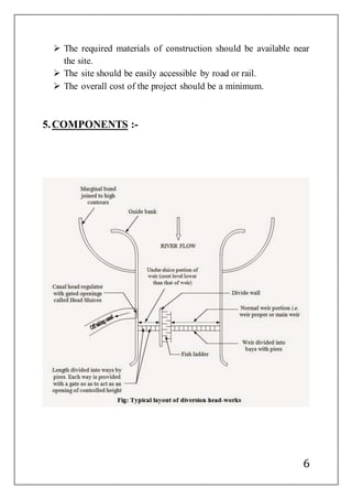 Diversion head work | DOCX