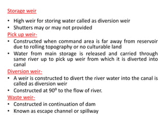 Diversion head works | PPTX