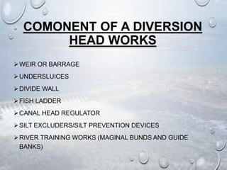 Diversion of headwork | PPTX