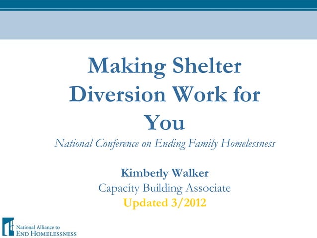 Making Diversion Work for You | PPT | Government Support and Welfare ...