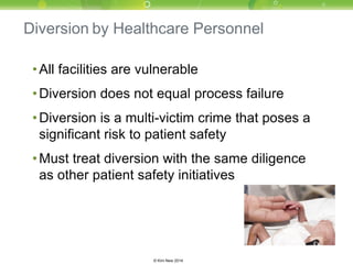 Drug Diversion Webinar Series #1: When Health Providers Steal, Patients ...
