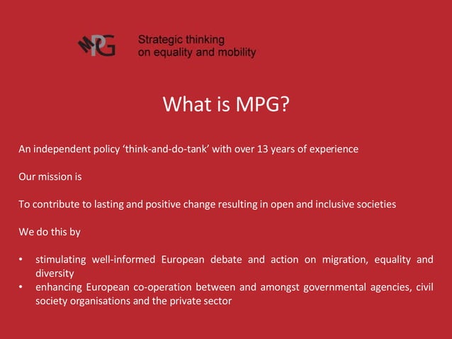 Diversity @ Intercultural Cities | PPT