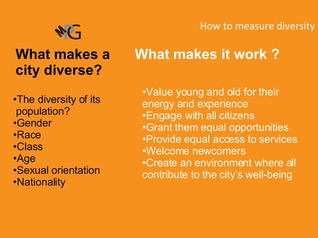 Diversity @ Intercultural Cities | PPT