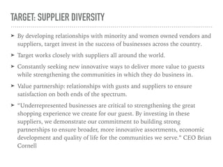 Diversity: Target | PPT