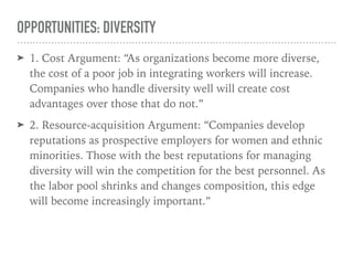 Diversity: Target | PPT
