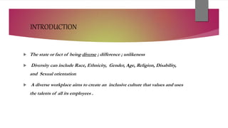 Diversity | PPTX | Education