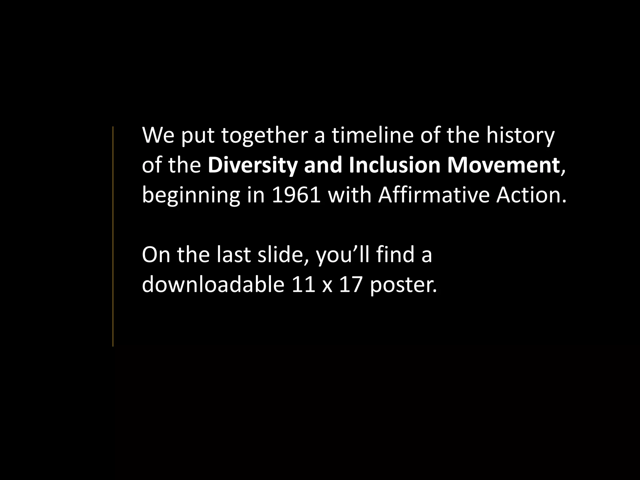 Diversity and-inclusion-timeline-powerpoint | PPTX