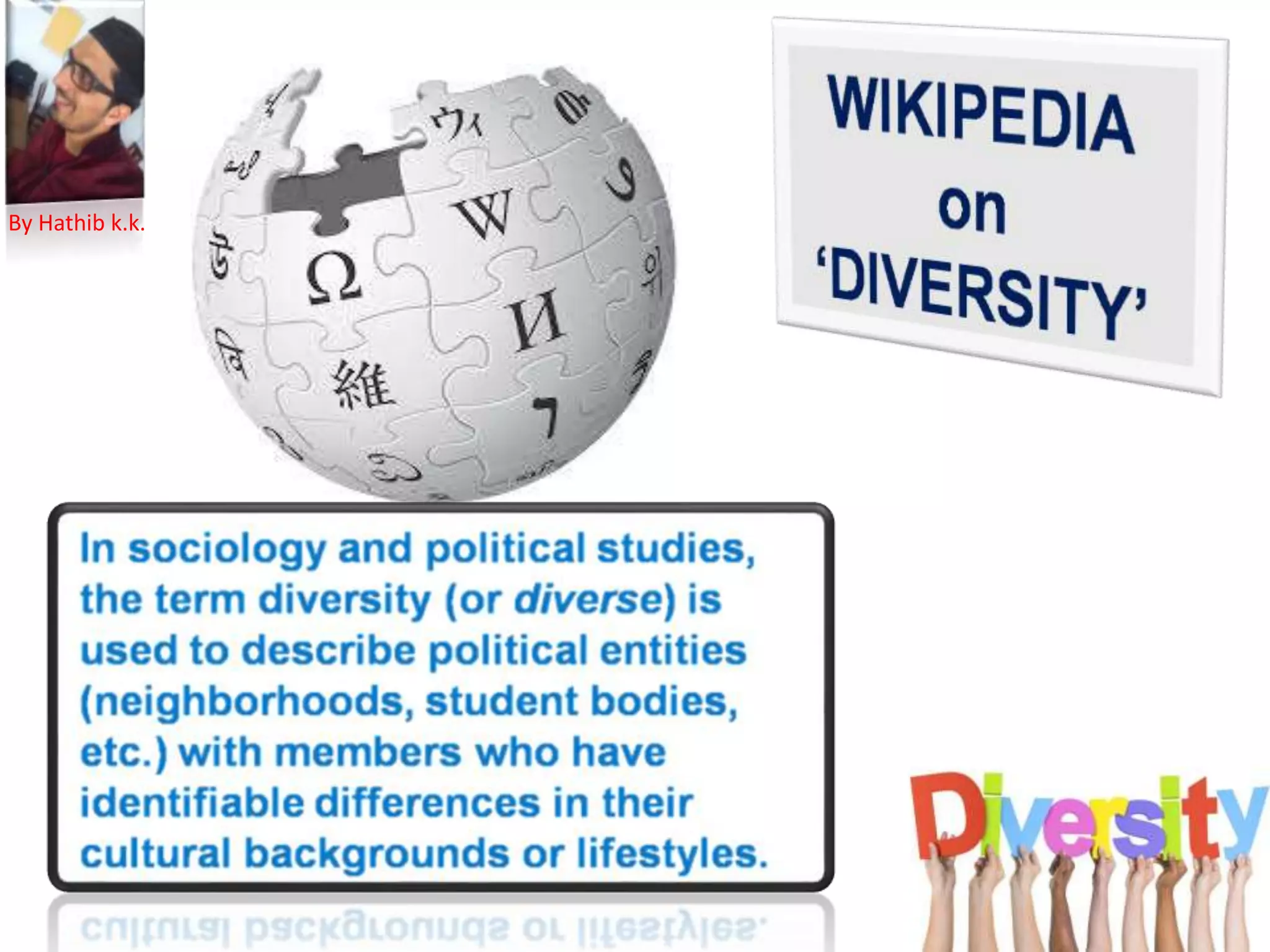 Diversity : an introduction- Definition, types and factors. | PPSX