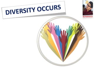 Diversity : an introduction- Definition, types and factors. | PPSX