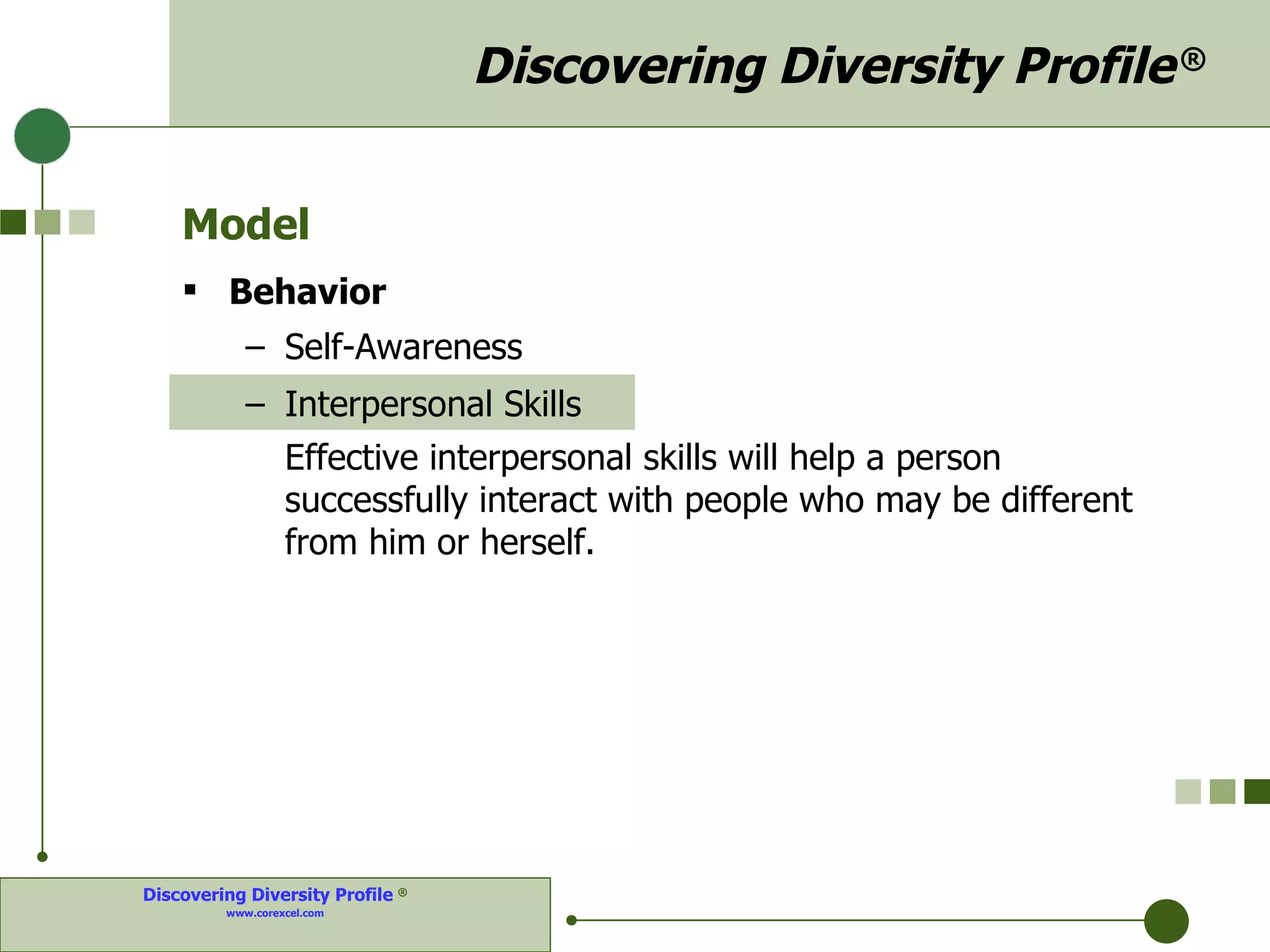 Diversity assessment-profile | PPT