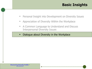 Diversity assessment-profile | PPT