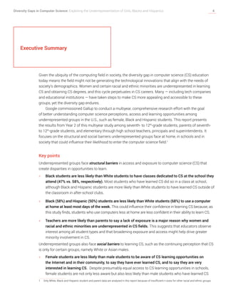 DIversity Gaps in Computer Science | PDF