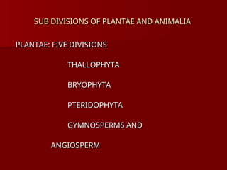 diversity-in-living-world class 6th .ppt