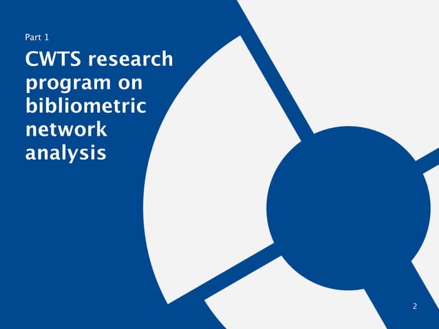 A new software tool for large-scale analysis of citation networks | PPT