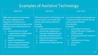 Diversity and assistive technology | PPTX