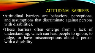 Diversity and barriers to inclusive education | PPTX