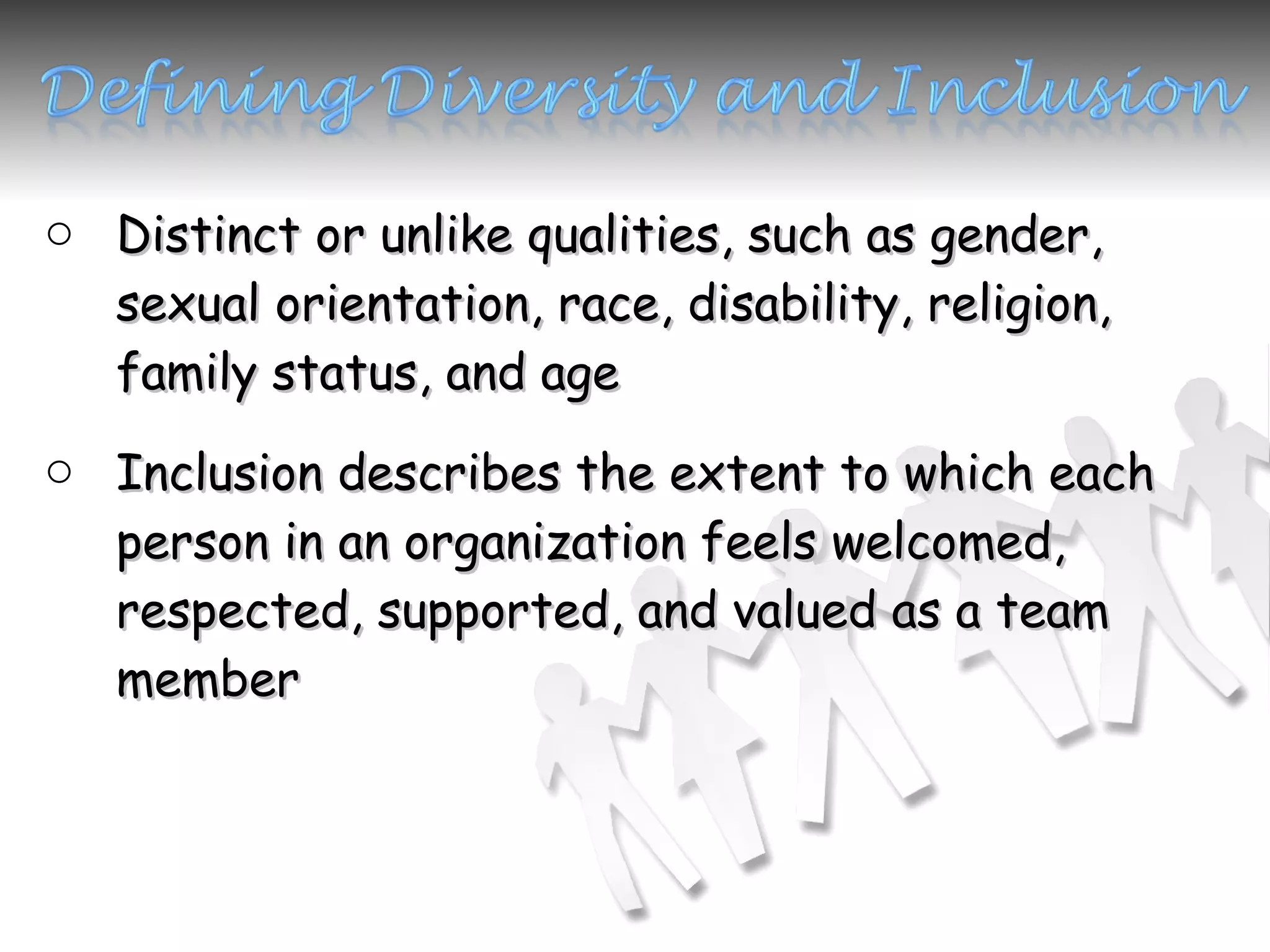 Diversity and Inclusion | PPT