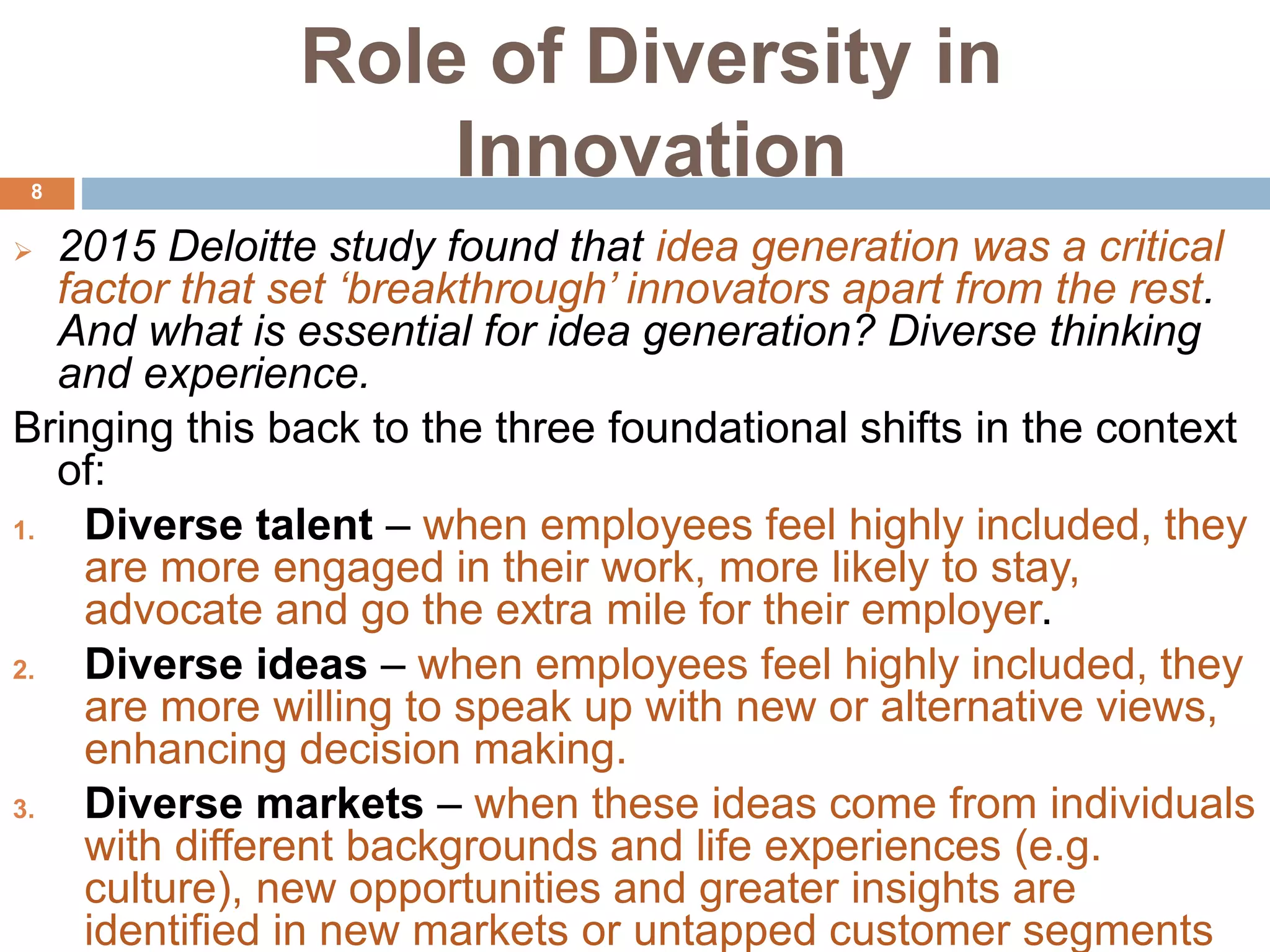 Diversity and innovation | PPTX