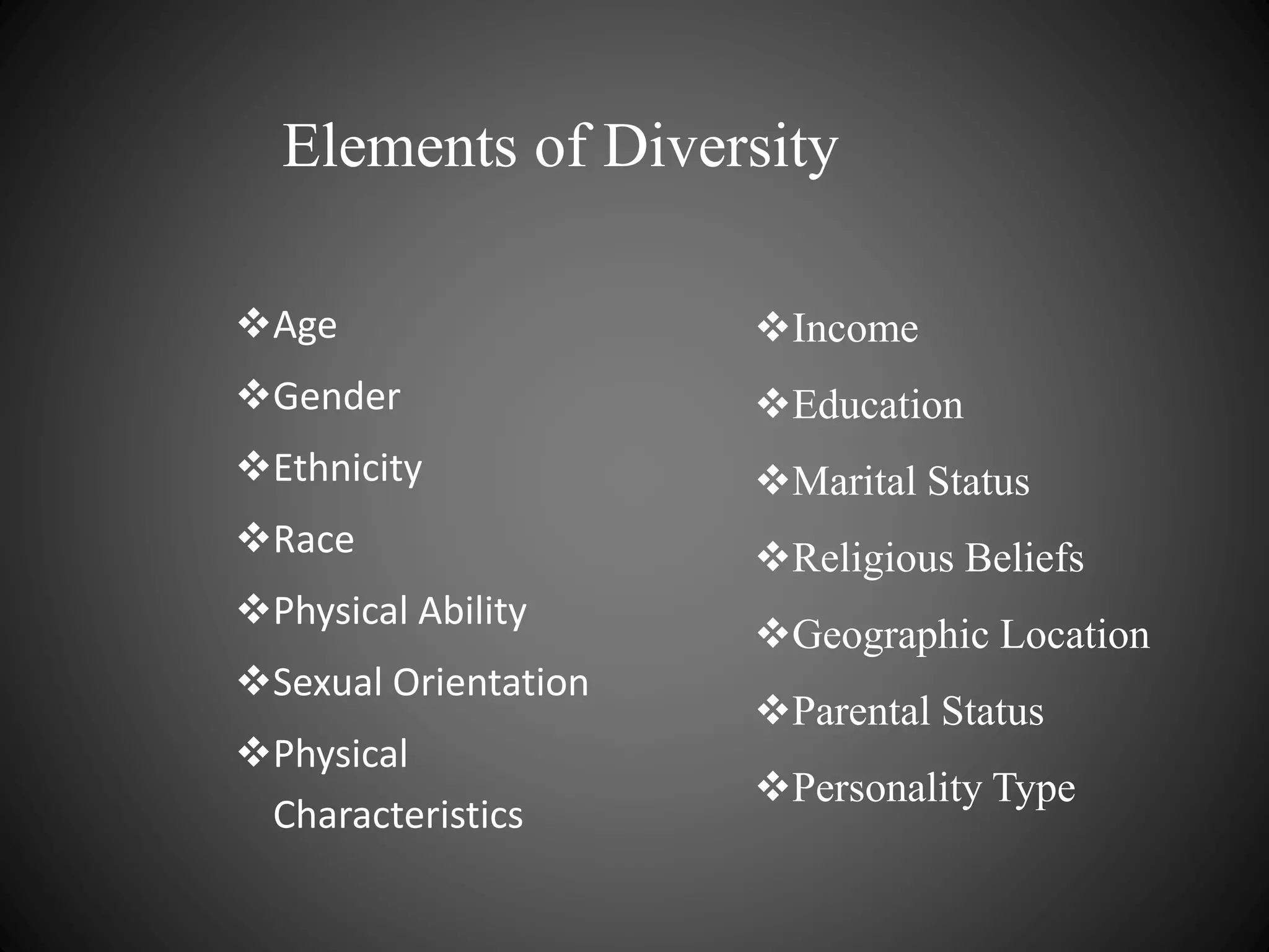 Diversity at workplace | PPTX